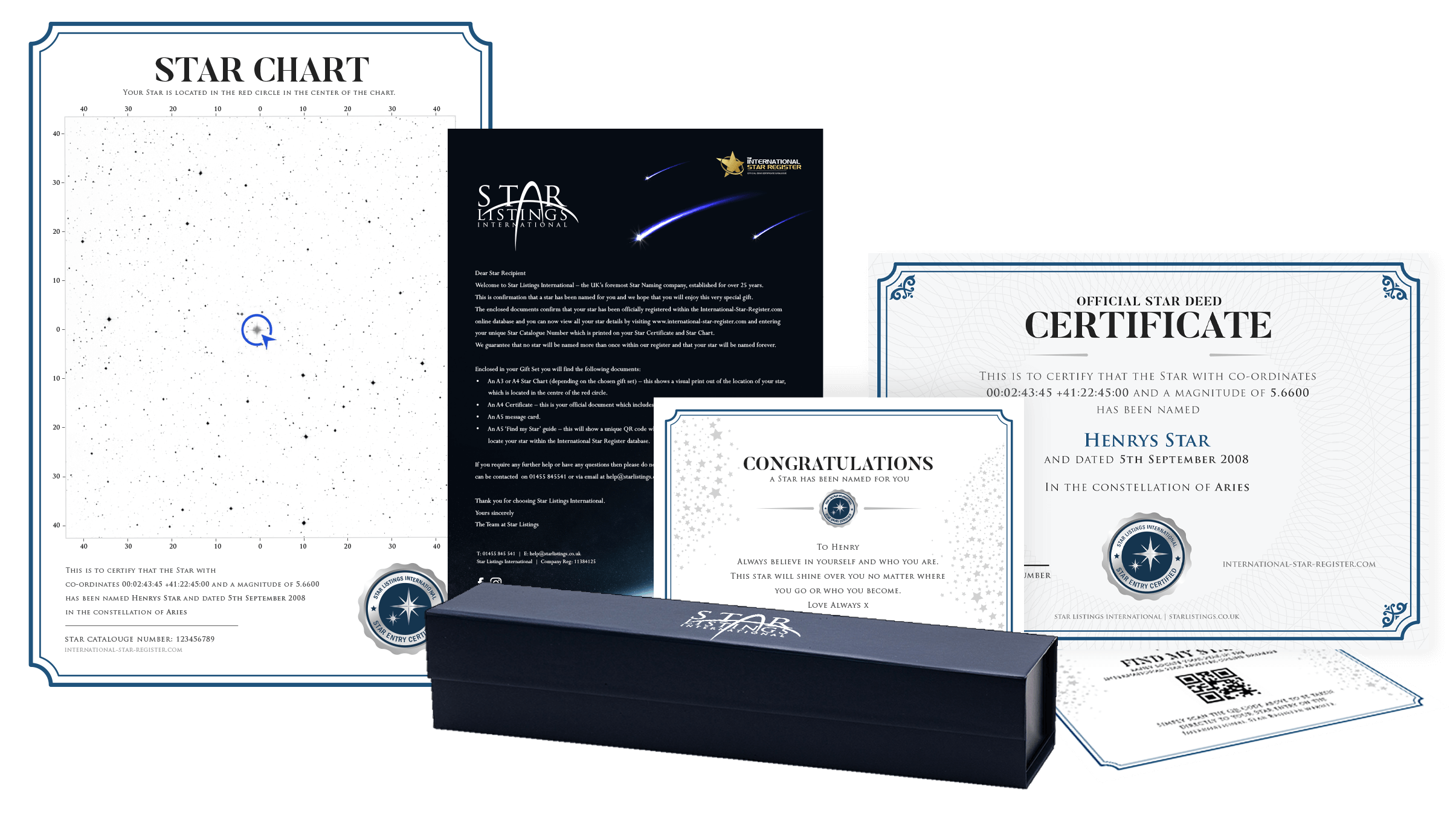 Name A Star The Original Gift Set Buy A Star Personalised Gift